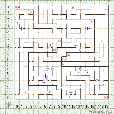 Wizardry III Maps