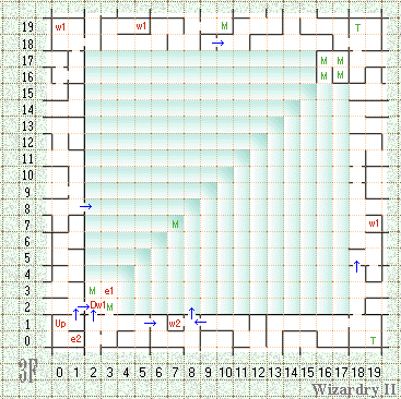 Wizardry III Maps