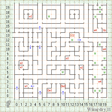 Wizardry III Maps
