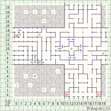 Wizardry III Maps