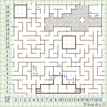 Wizardry III Maps